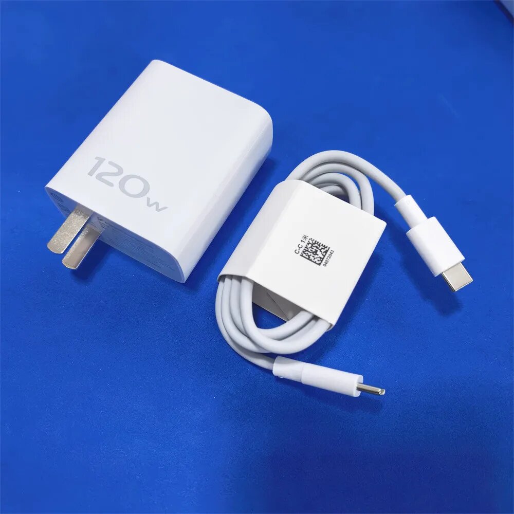 Зарядное устройство Vivo 120 Вт, US, кабель Type-C