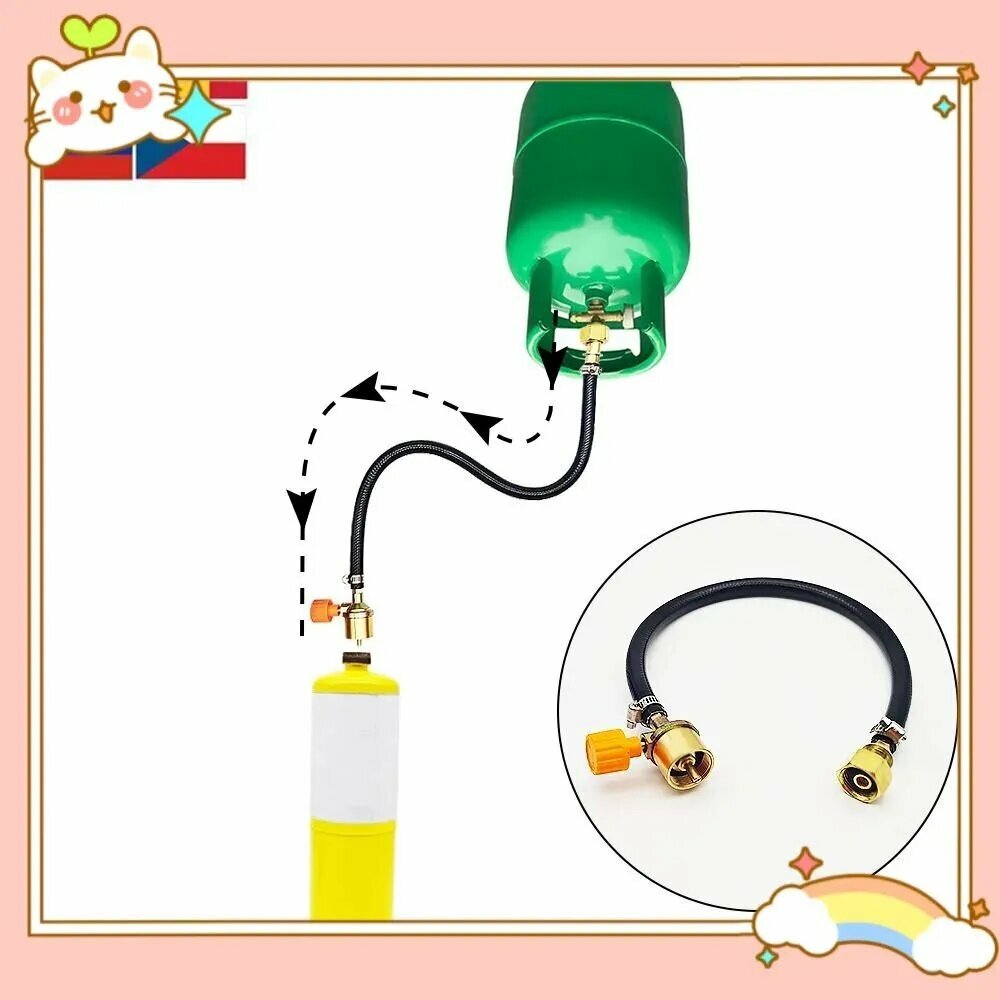 Комплект MAPP: клапан для подкачки шланг, все необходимое для безопасной работы с газом