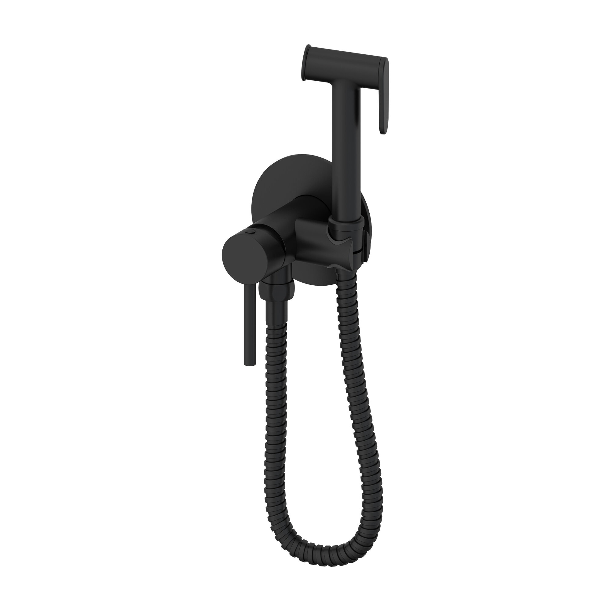Гигиенический душ со смесителем Oliveeka OL-829902-MB, черный матовый