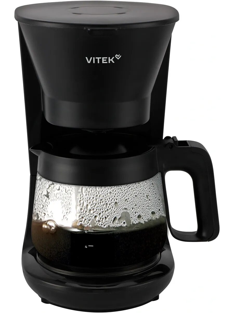 Кофеварка капельная Vitek VT-CMD1700 900Вт черный