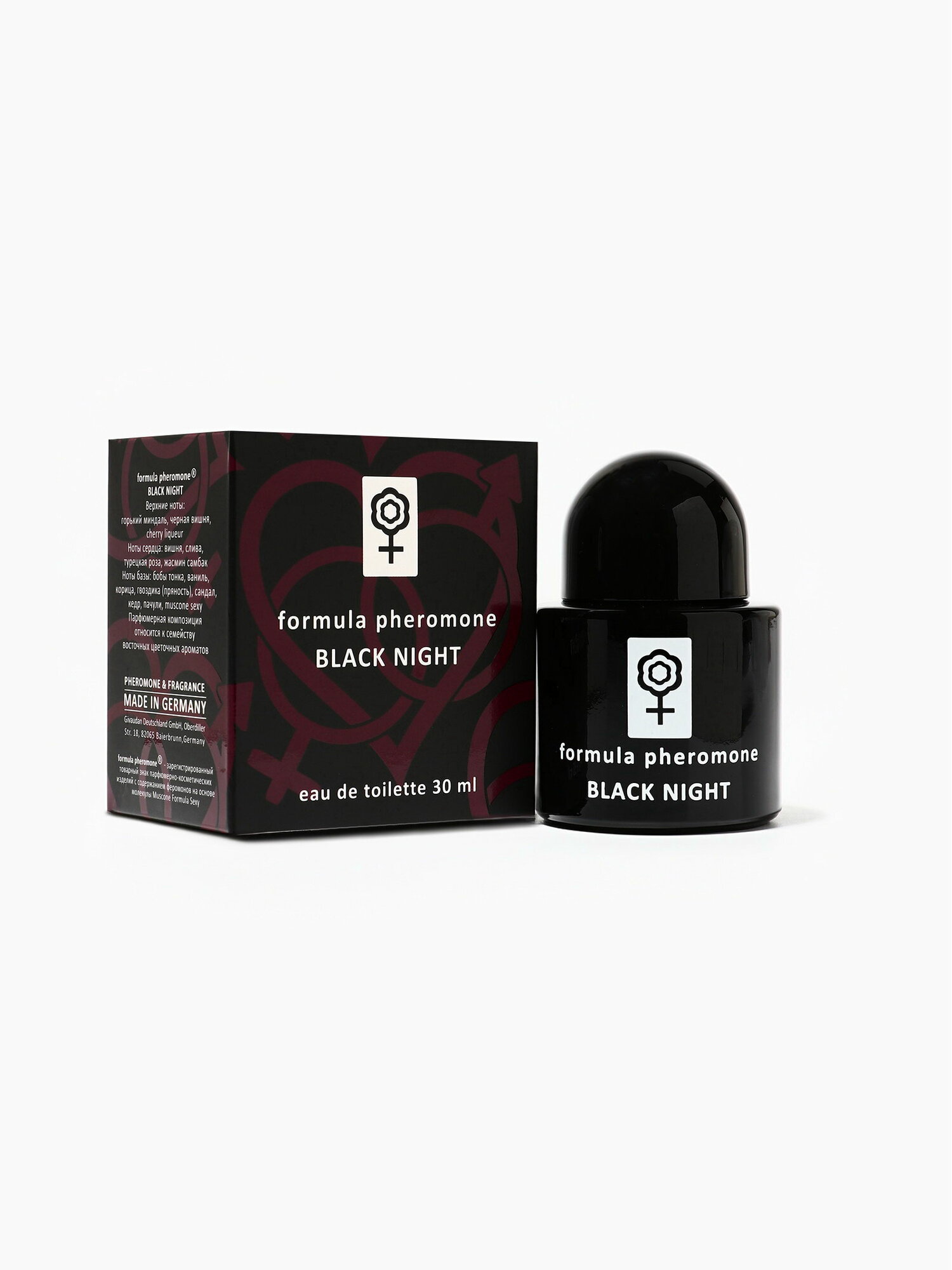 Туалетная вода женская с феромонами Formula Pheromone Black Night с феромонами, 30 мл