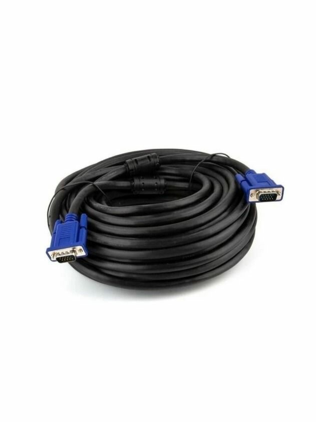 Шнур VGA-VGA 20 метров, V306 черный
