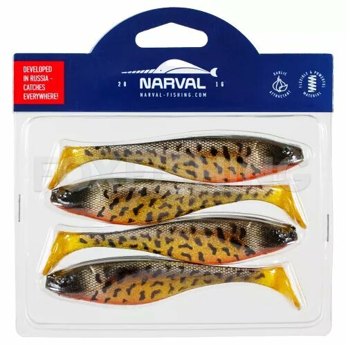 Силиконовая приманка Narval Commander Shad 12cm #040 4шт.