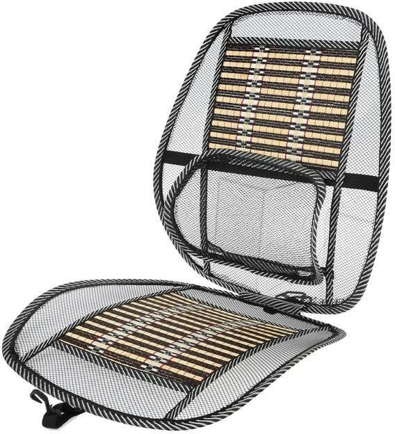 TORSO Накидка-массажёр TORSO на сиденье с поясничной опорой, бамбуковые вставки