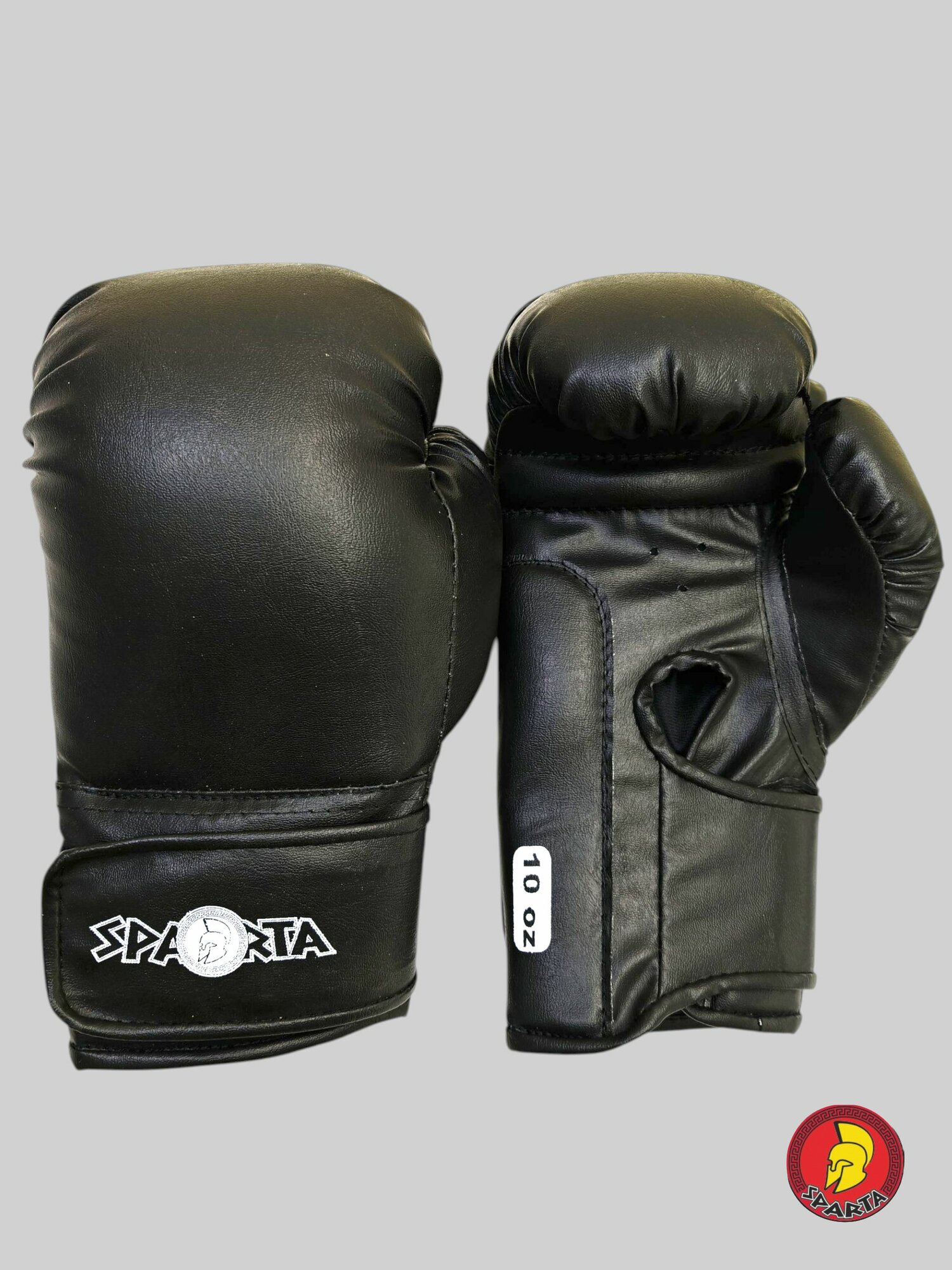 Боксерские перчатки Master, искусственная кожа, цвет черный, 6 унции