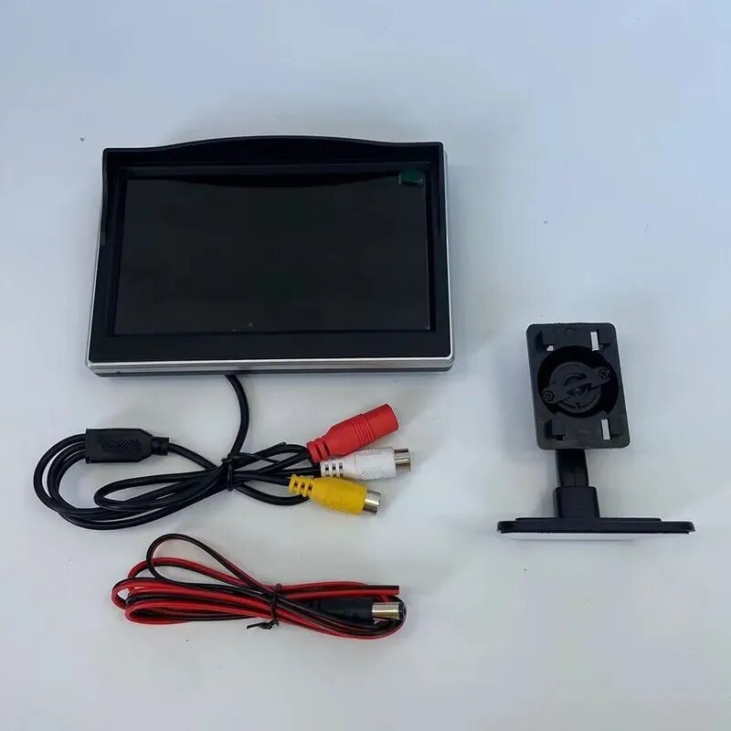 Автомобильный Монитор AHD 1080P с 5-дюймовым Экраном Для Камеры Заднего Вида TFT LCD-Дисплея