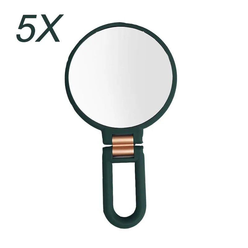Зеркало увеличительное 5x с ручкой, Green-5X