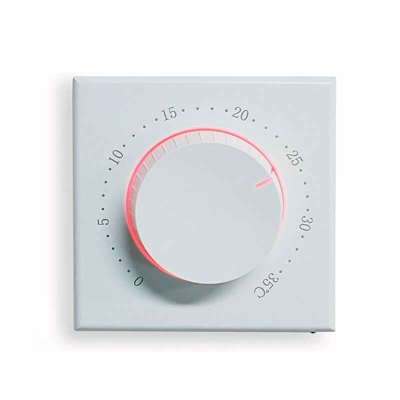 Kiptover JZS100 механический тереморегулятор комнатный 5А, Белый