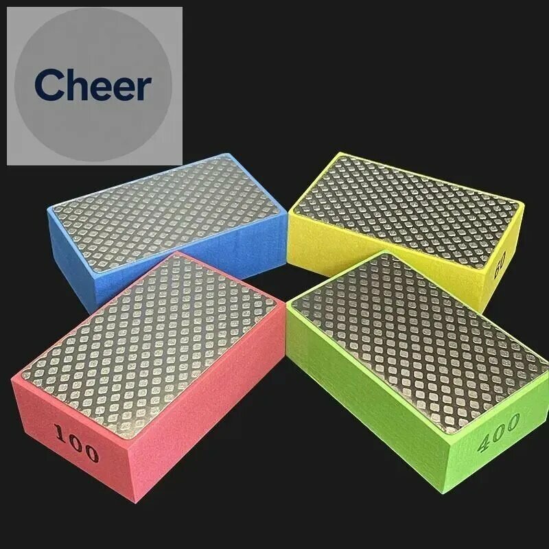 Алмазные шлифовальные бруски 4 шт Р60-400 для камня, плитки и стекла