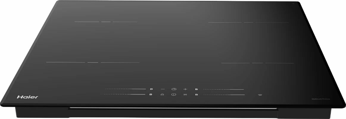 Варочная панель Haier HHX-Y64SVVB, индукционная, стеклокерамика, функция Booster, 4 конфорки — фото 1
