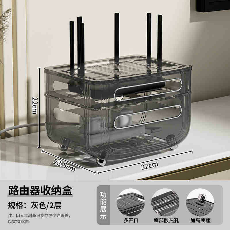 Домашний роутер, коробка для хранения, беспроводная WiFi коробка, настольный органайзер, кабельная коробка для ТВ-приставки, многофункциональная