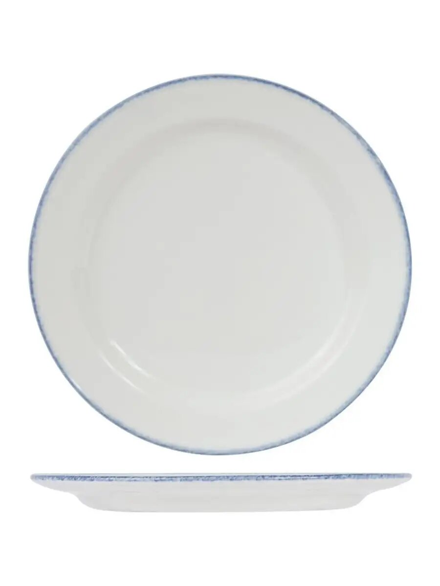 Тарелка сервировочная Steelite Blue Dapple, фарфоровая, 27 см