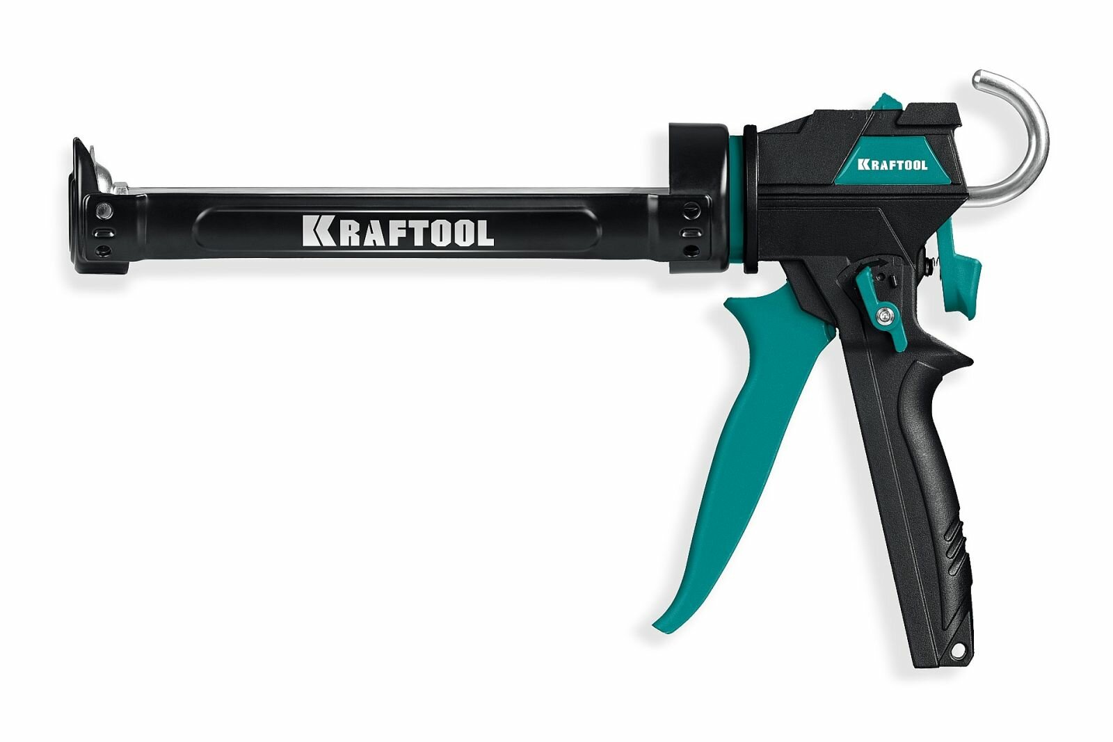 Пистолет для герметика KRAFTOOL ULTRA, усиленный cкелетный поворотный, объем 310 мл, вариативная антикапельная система, регулировка силы давления