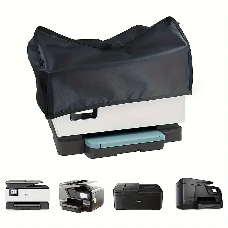 Универсальный Водонепроницаемый Защитный Чехол Для Принтера, Черный, Прочный, Из Водостойкого Полиэстера, Для Офисного Исполь.