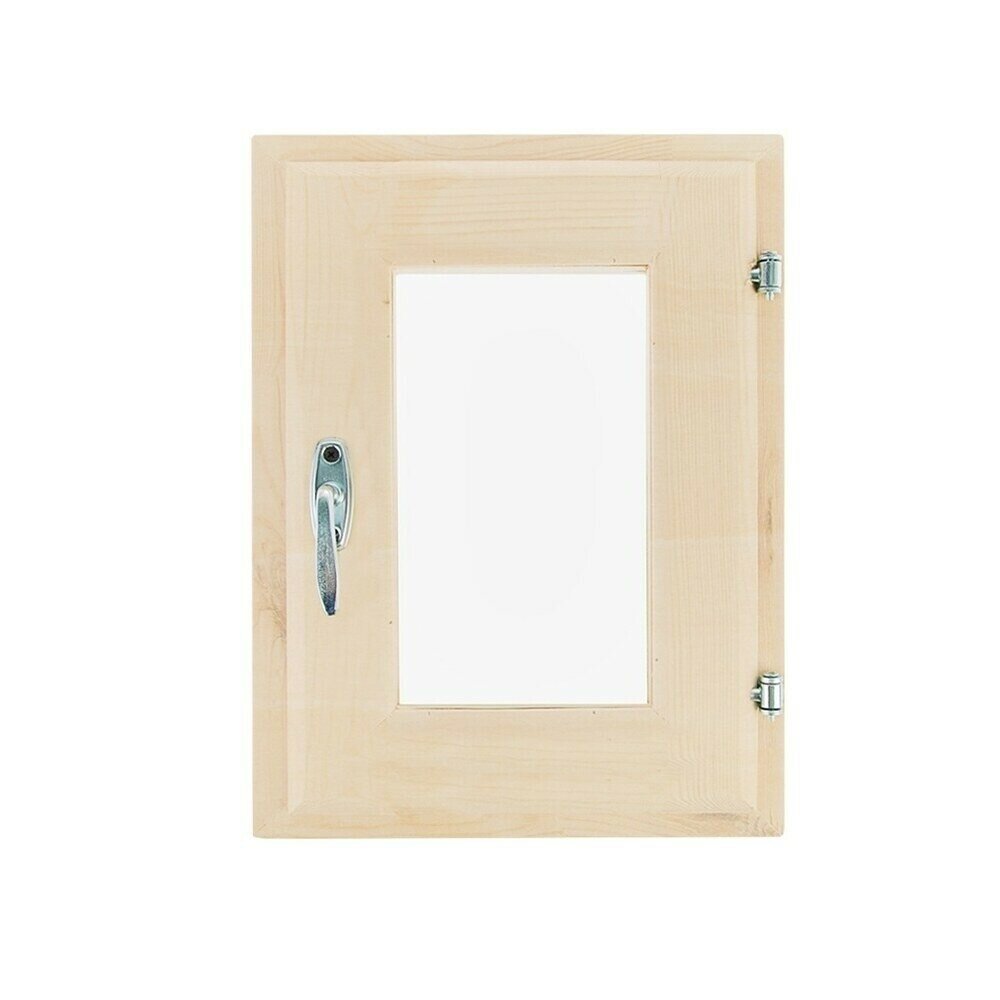 Окно деревянное 300х400х70 мм 1 створка поворотная