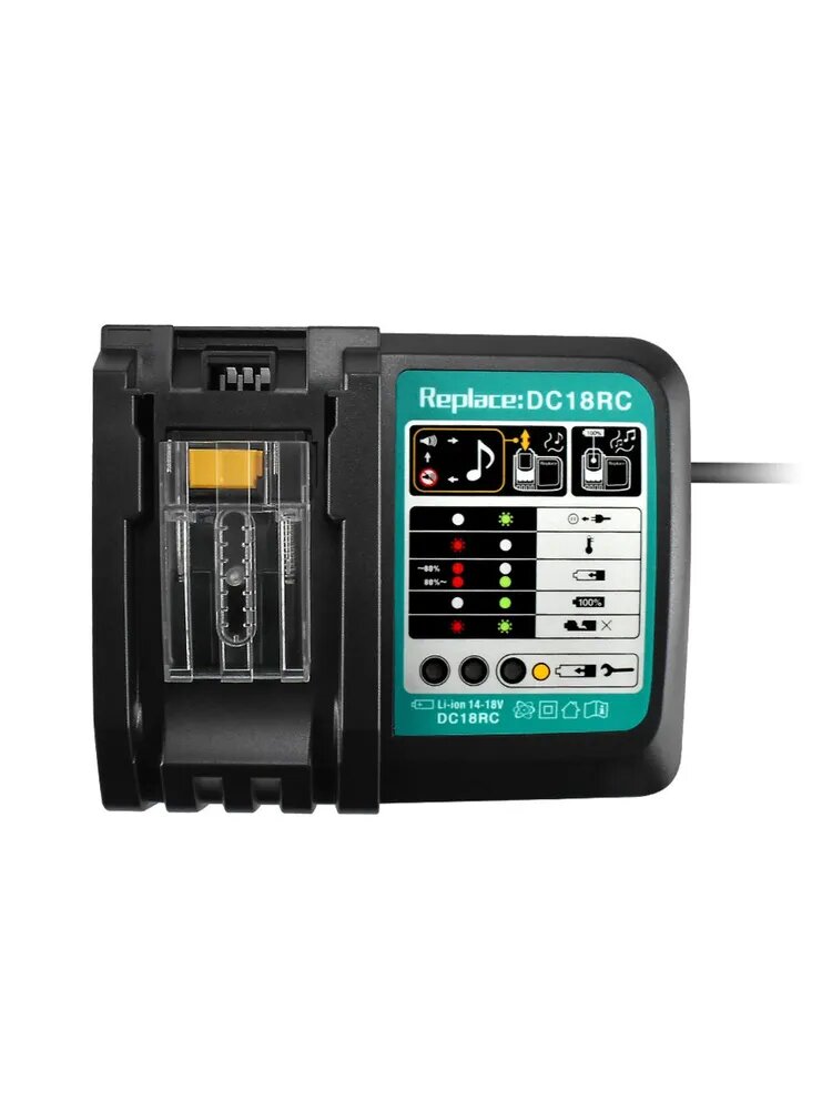 Быстрое зарядное устройство DC18RC 18V 3.0A для литий-ионных аккумуляторов Makita 14,4 В и 18 В LXT BL1850 BL1840B BL1820 BL1815 BL1860 BL1430 BL1450 BL1830