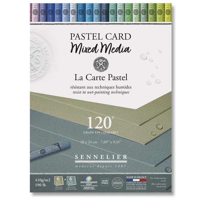 Альбом для пастели PASTEL CARD 410г/кв. м 180х240мм 12л. серые цвета