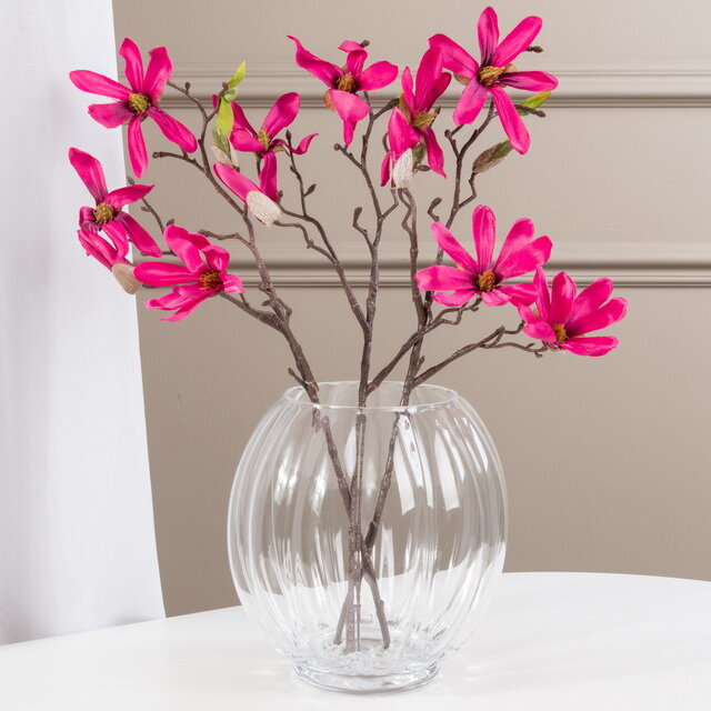 Веточка Магнолия в цвету 45 см розовая, Edelman, 1026665