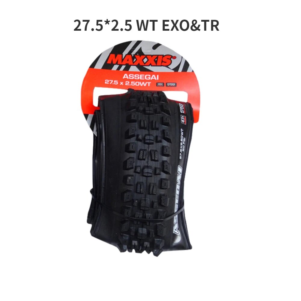 MAXXIS ASSEGAI Бескамерные шины для горных велосипедов 27,5/29 дюймов 27.5x2.5WT EXO TR