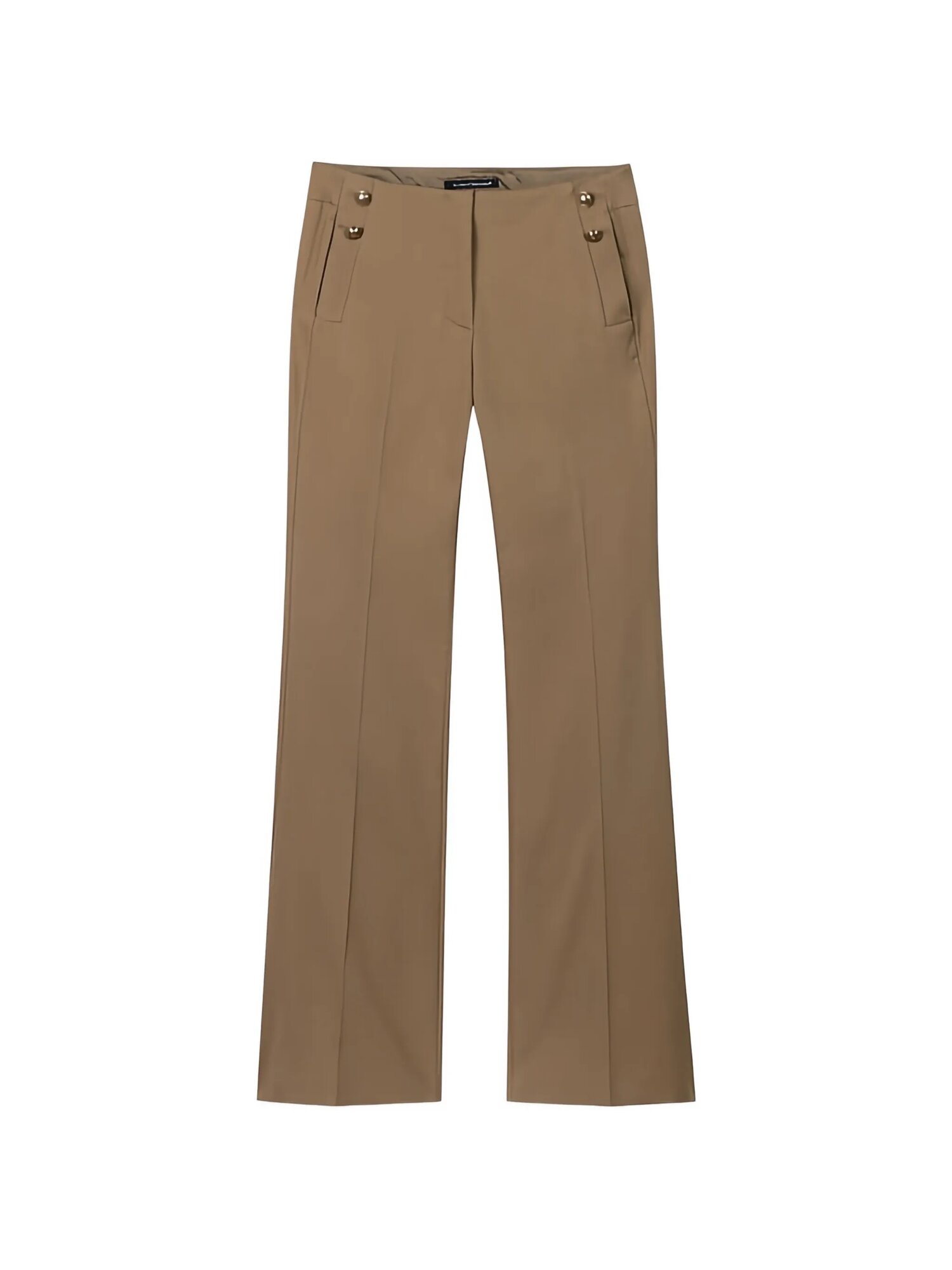 Брюки Buttoned flared trousers