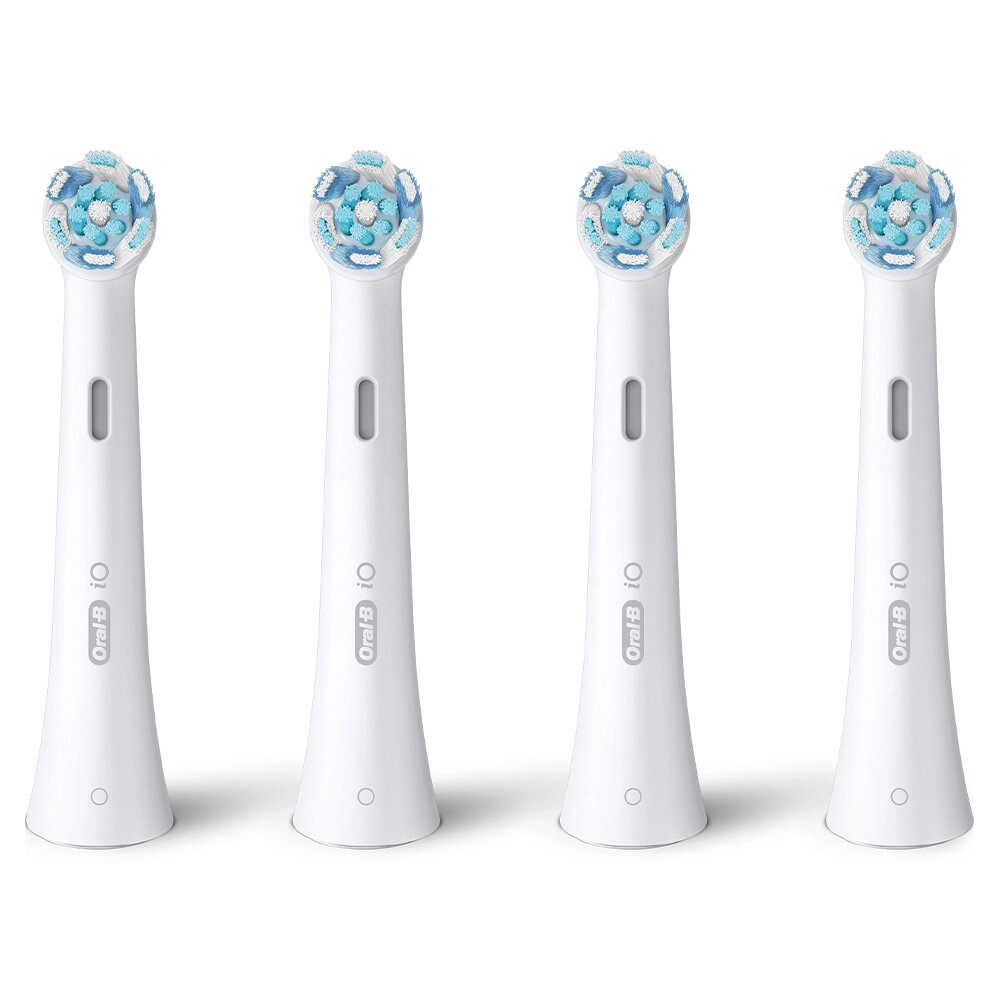 Насадки для электрической зубной щетки Oral-B iO Ultimate Clean, белые, 4 шт — фото 1