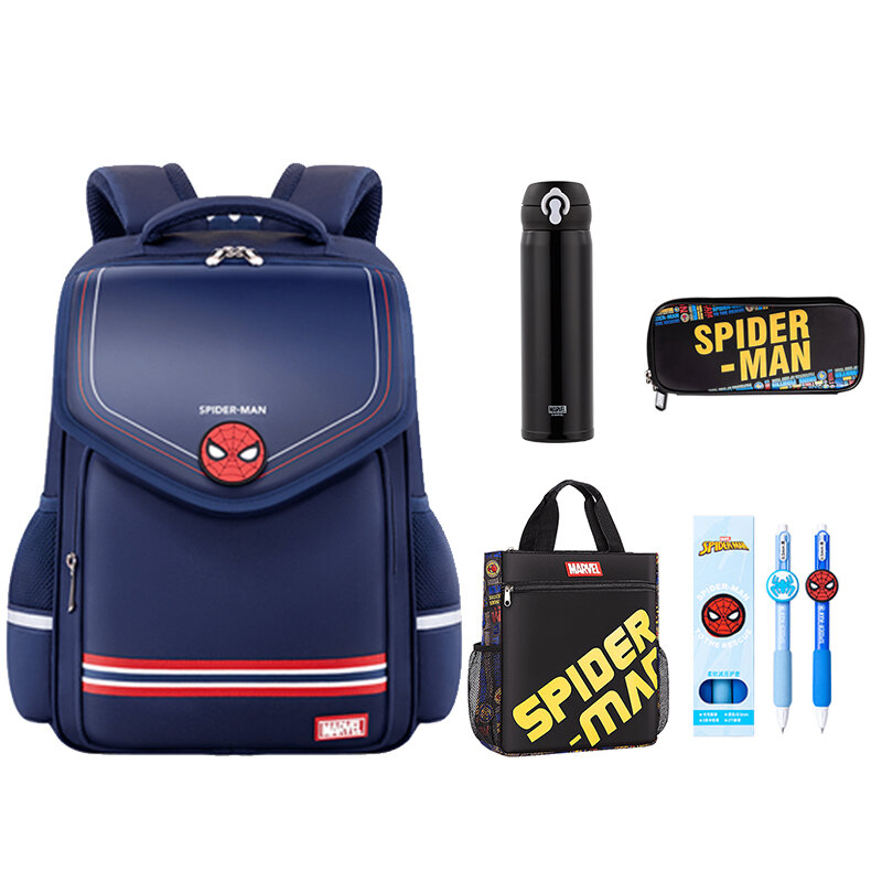 Рюкзак мужской Disney × Marvel 1399845650, синий, из полиэстера и PU-кожи, большого размера