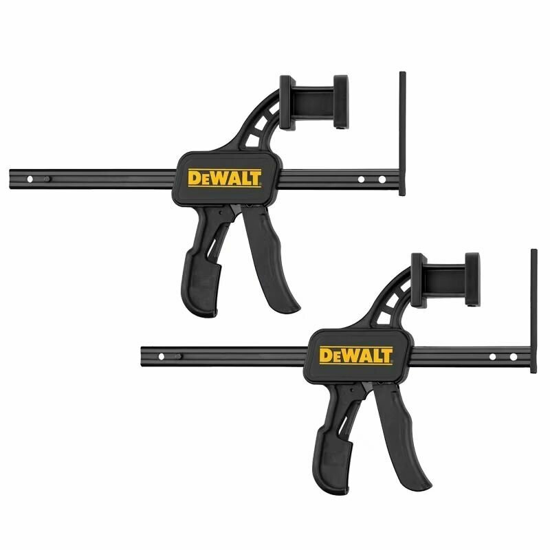 Набор струбцин DeWalt DWS5026-XJ, быстрозажимные, рычажный механизм сжатия, 2шт, сталь