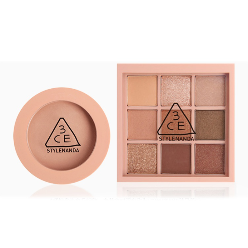 Набор теней и румян женский 3CE Velvet Clear, для сияния тона кожи