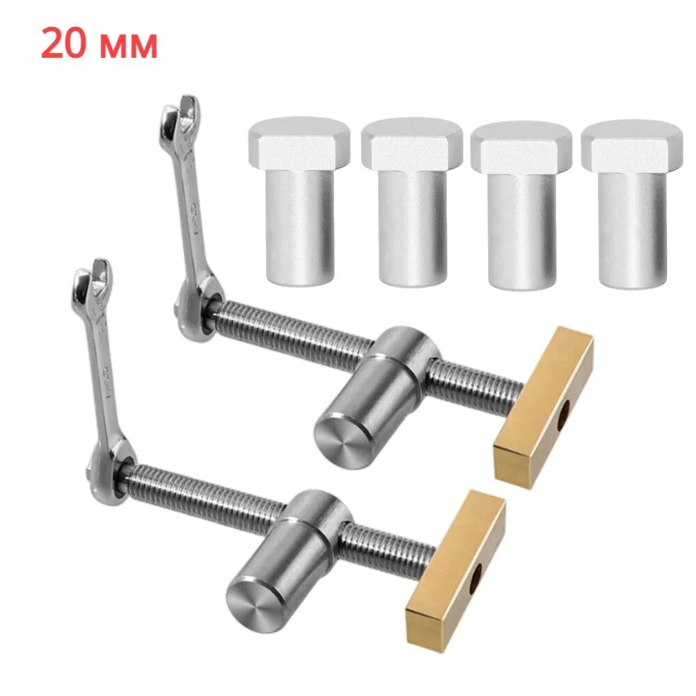 Вставки собачьего тормоза для деревообрабатывающего верстака, Быстросъемный зажим для верстака, латунные крепежные тиски