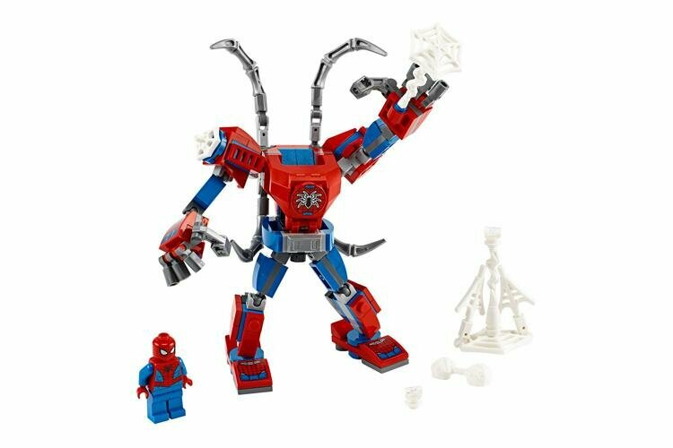 Конструктор унисекс LEGO Super Heroes Spider-Man Mecha, 152 детали