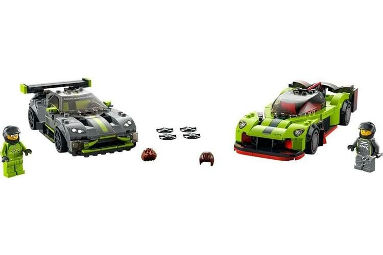Конструктор унисекс LEGO Aston Martin Valkyrie AMR Pro и Vantage GT3 76910, 592 детали, 5760449