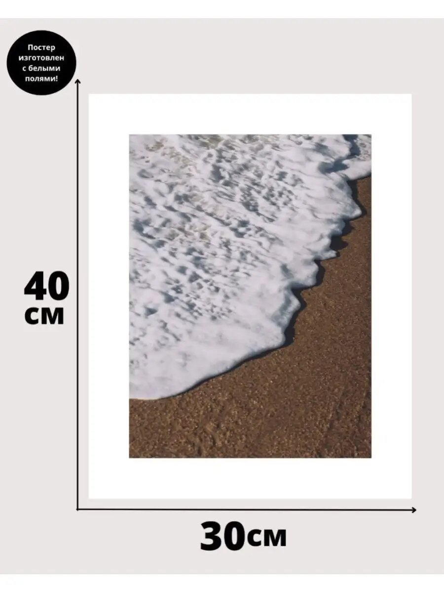 Постер пляж море