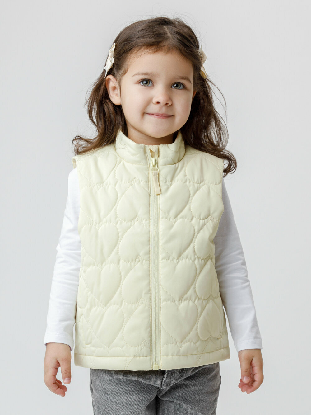 Жилет утеплённый демисезонный стеганный жилет, детский