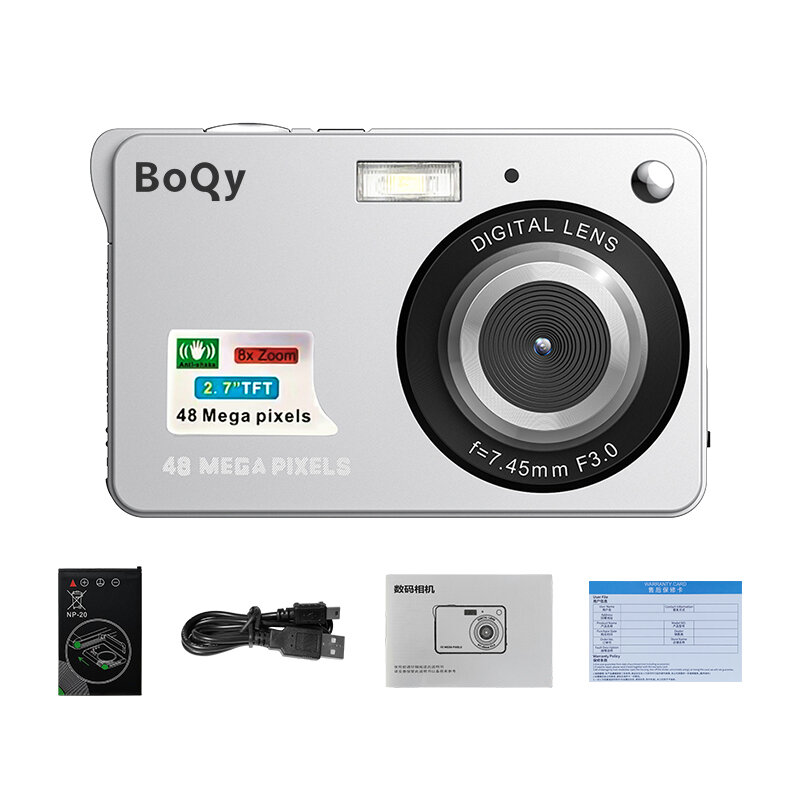 Цифровая камера унисекс BOQY CDF3 Campus VLOG начального уровня, 48 Мп, арт. 5952304