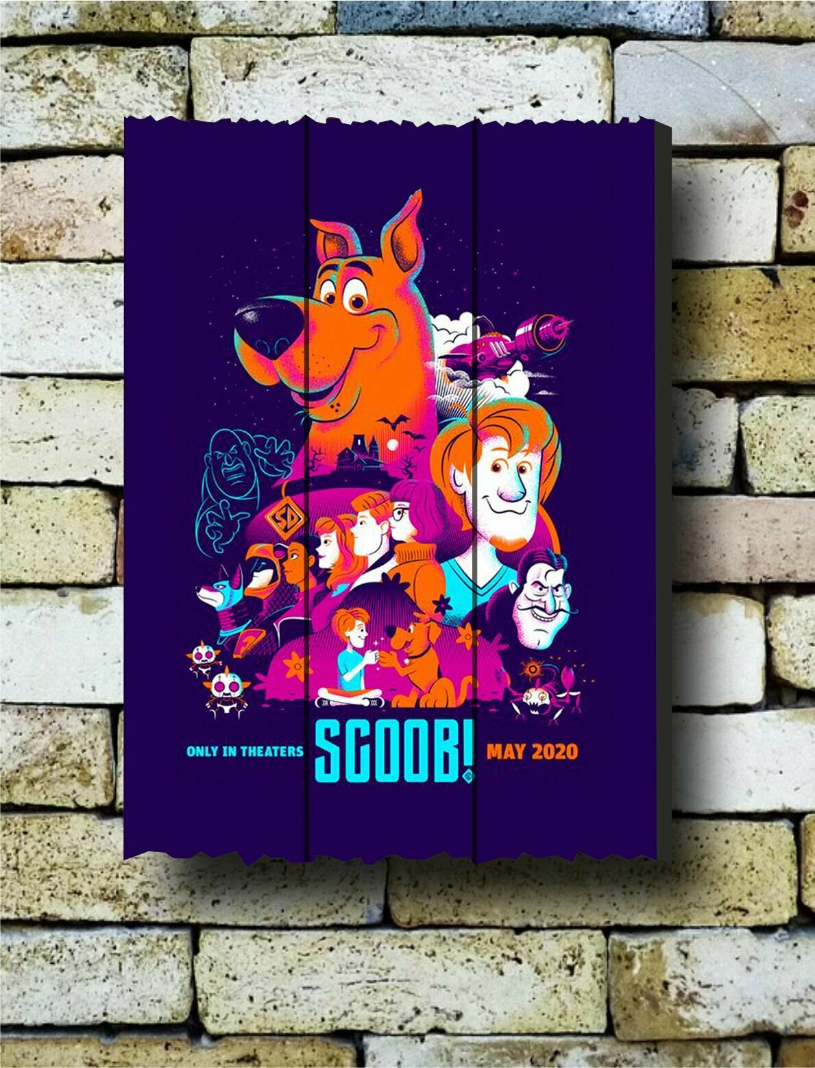 Картина на досках SCOOB 1 скуби ду