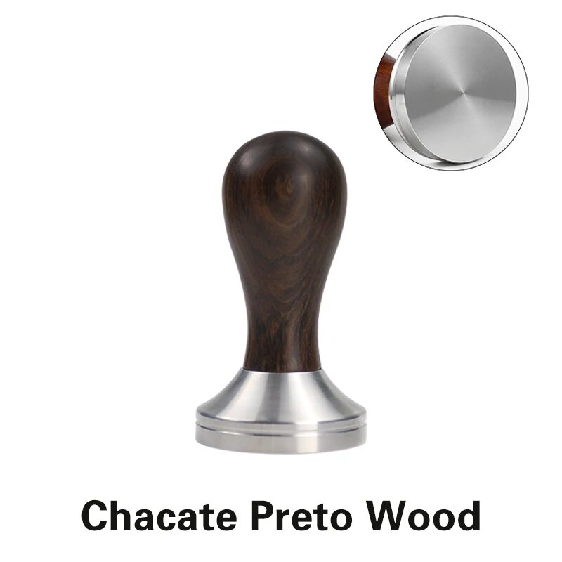 Темпер для кофе Chacate Preto Wood, 51 мм
