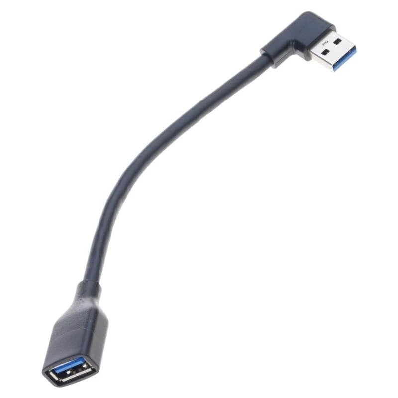 USB 3.0 кабель 0.3м, правый изгиб