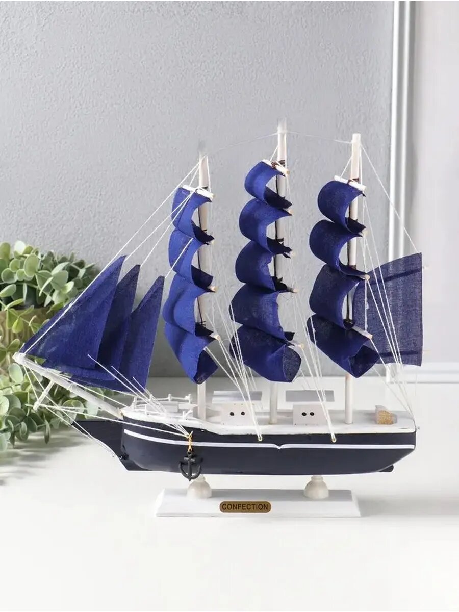 Морской декоративный корабль для интерьера