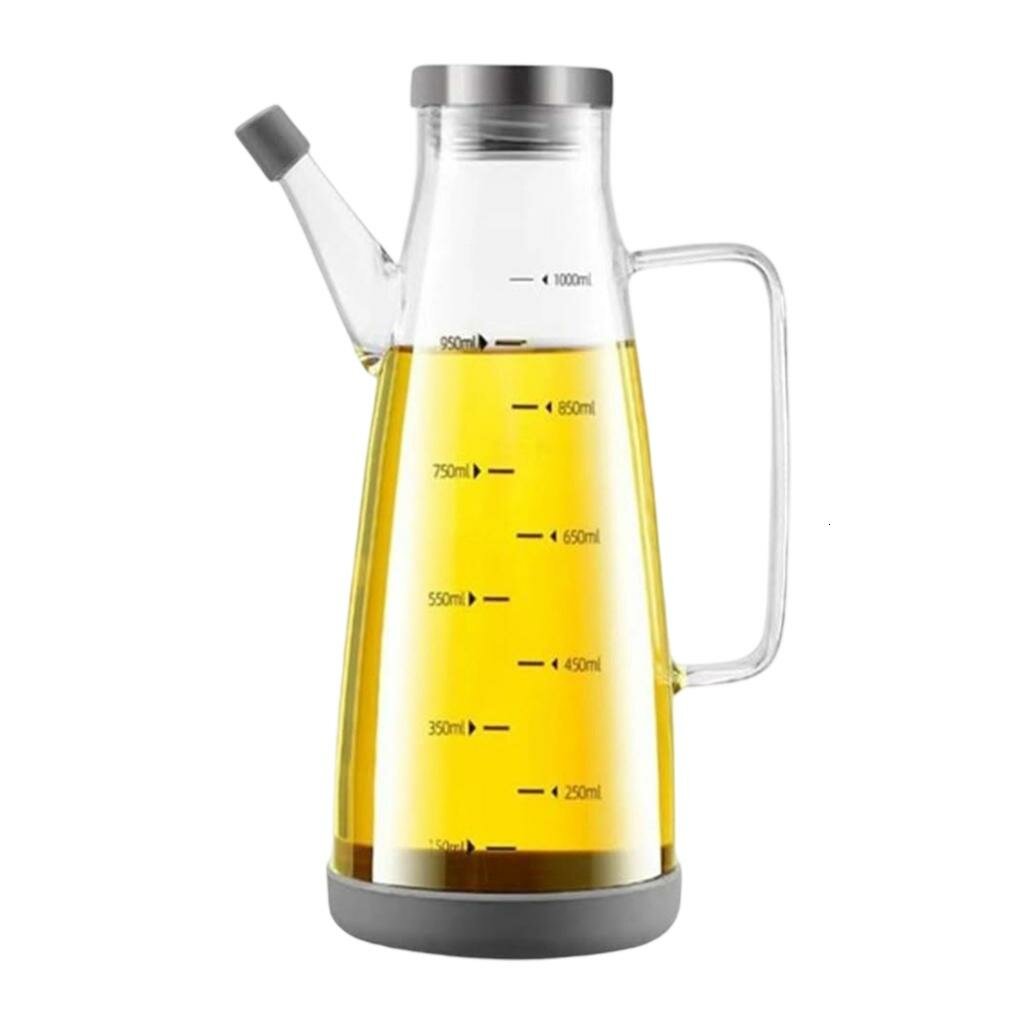 Стеклянная бутылка для масла из боросиликатного стекла, 1000ml