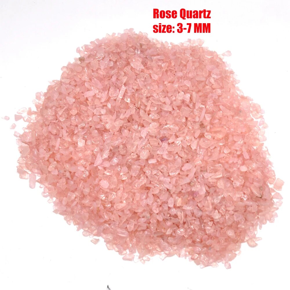 Розовый Rose Quartz кристалл 100г для аквариума
