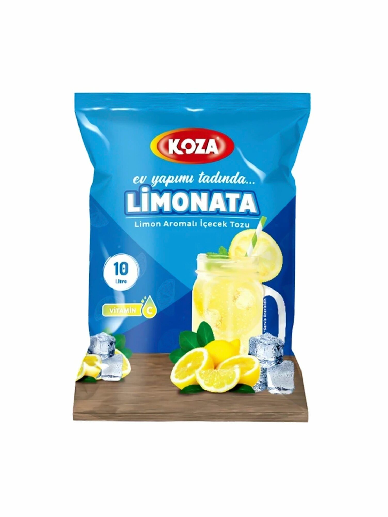 Быстрорастворимый напиток со вкусом лимона / лимонад, "Koza", Limonata, 450гр. Турция