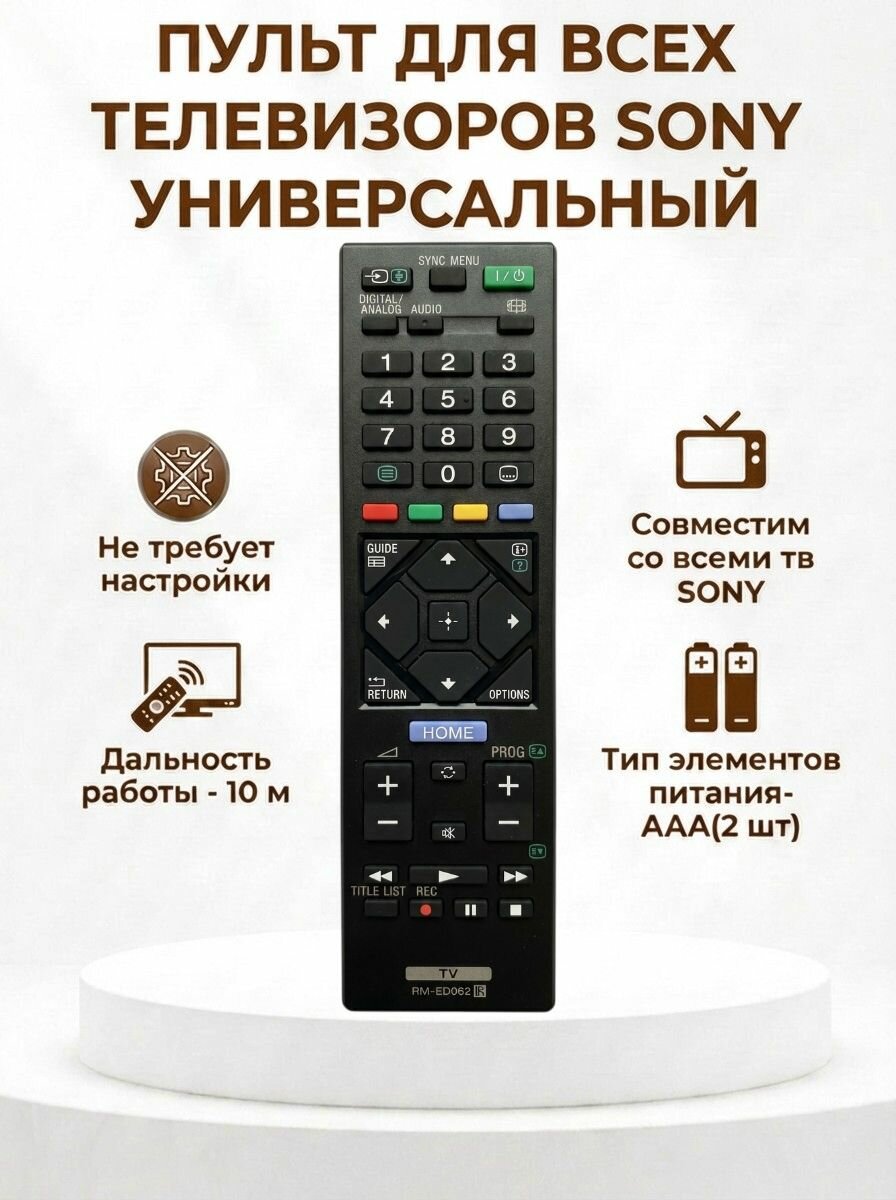 Пульт для SONY универсальный