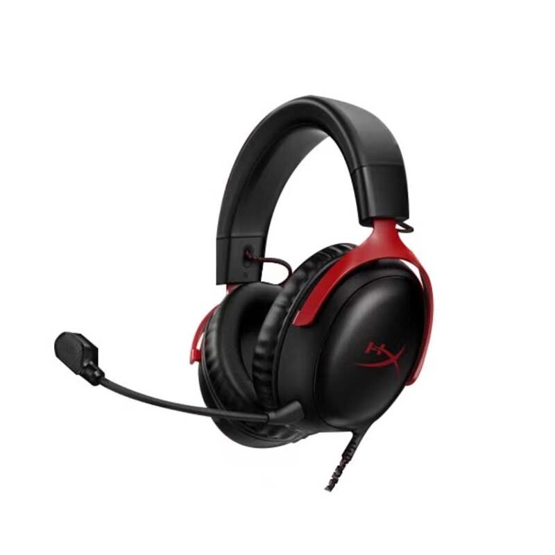 Игровая гарнитура унисекс HyperX Hurricane 3 Upgraded, DTS Sound, Black Red