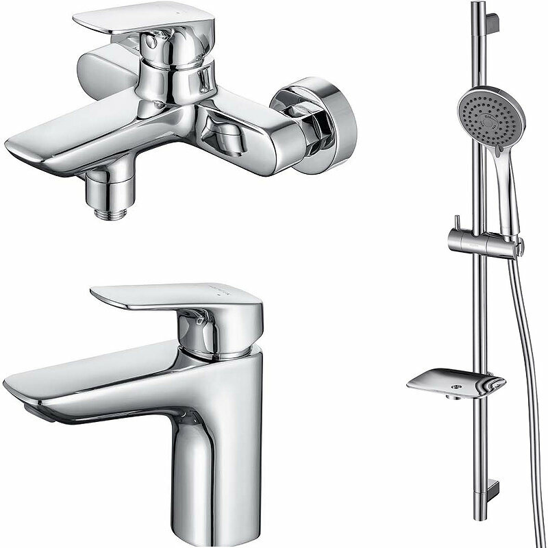 Комплект смесителей AQUATEK Вега AQ1030CR хром
