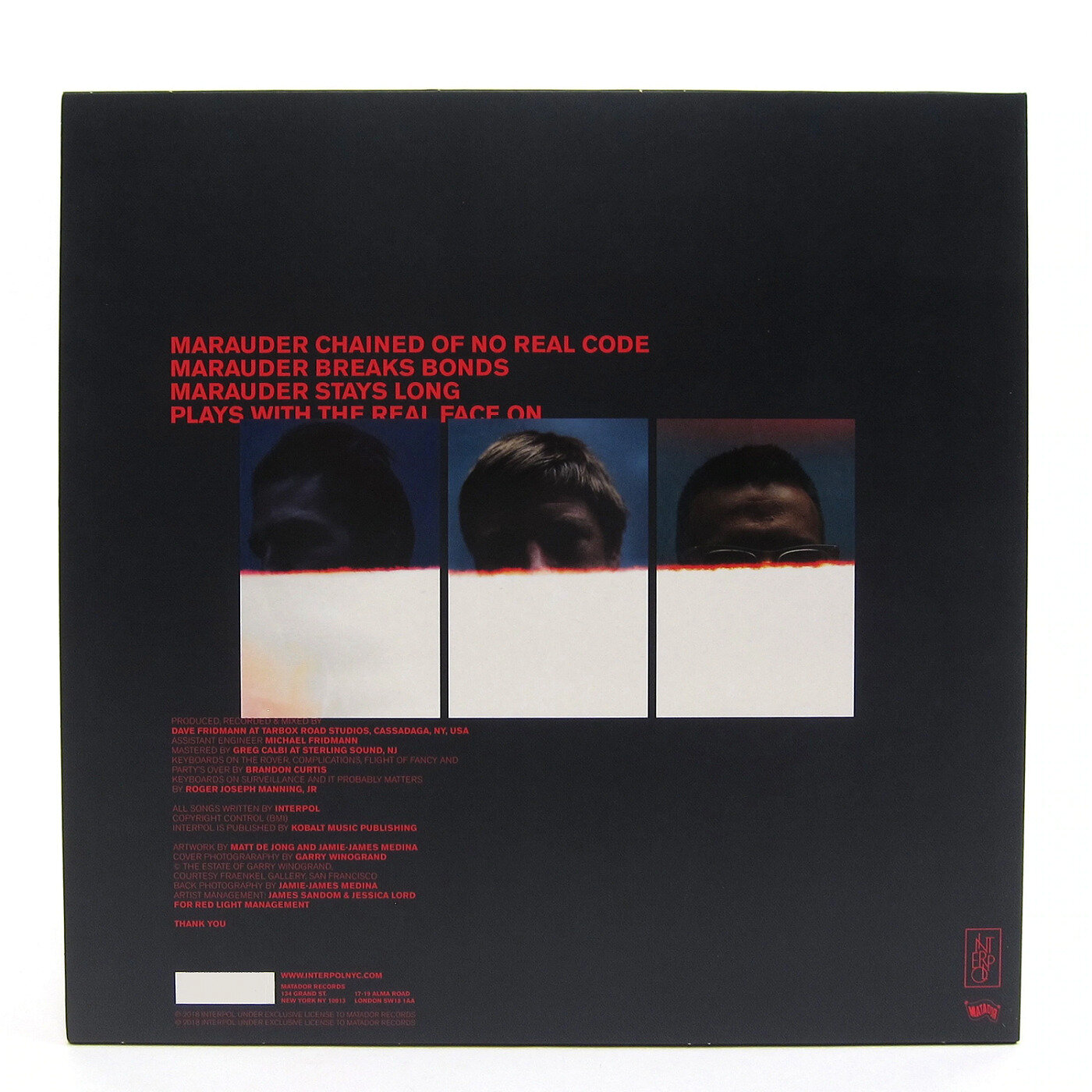 Interpol. Marauder (LP/винил) — фото 1