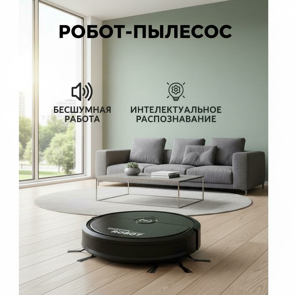 Мини робот пылесос — фото 1