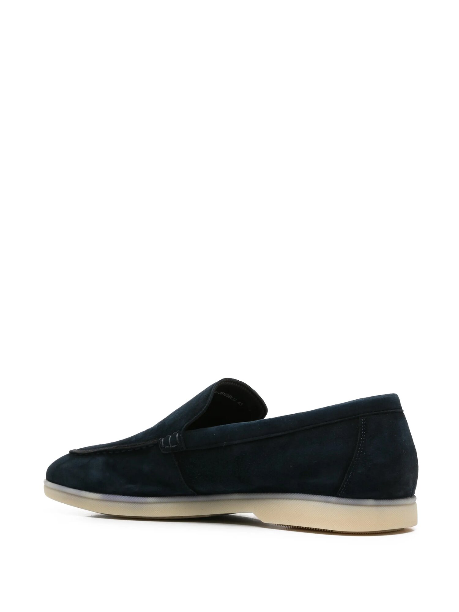 Лоферы Alberto Gozzi Almond-toe loafers, размер 44, blue — фото 1