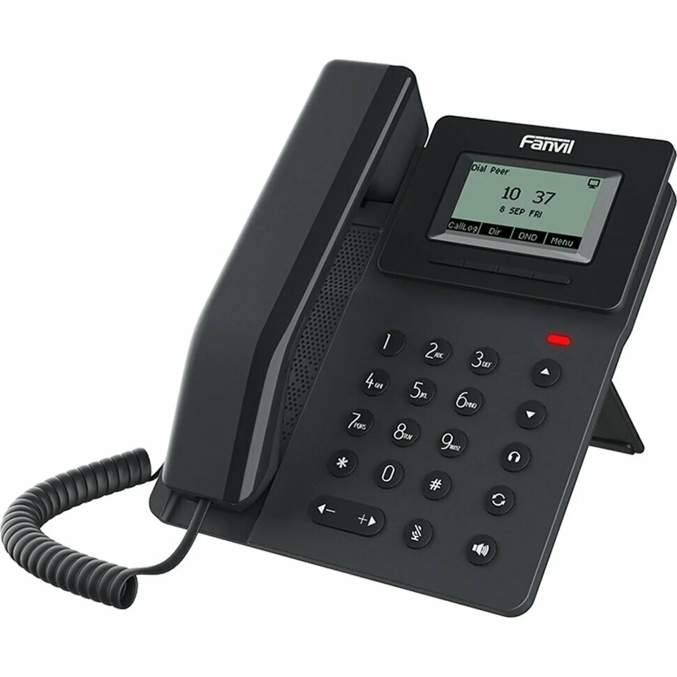 IP-телефон Fanvil V50P,132x64, 2.3-inch, HD voice,2 SIP,4 Line, Opus+IPV6, PSU, 2200914