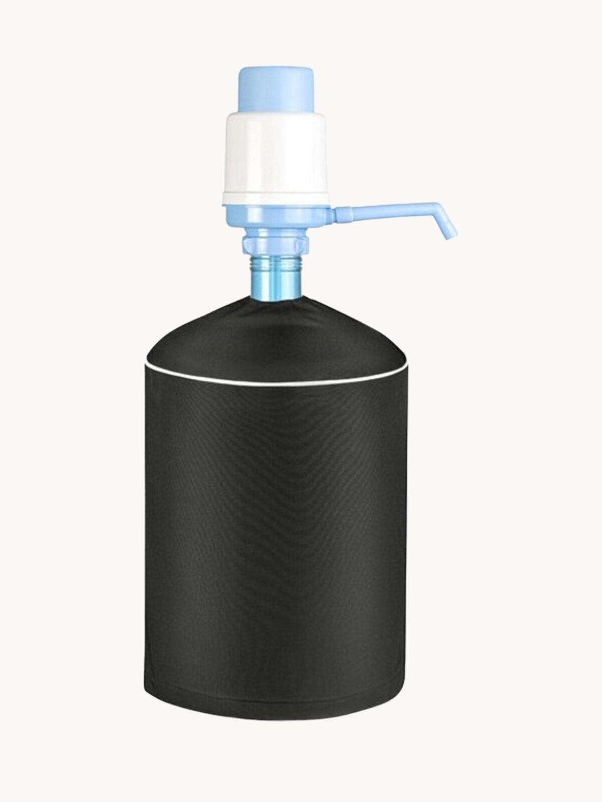 Чехол декоративный DECORATOR "Аква Нью", для бутыли 19 л, ткань Оксфорд, для помпы, влагозащитный, цвет черный