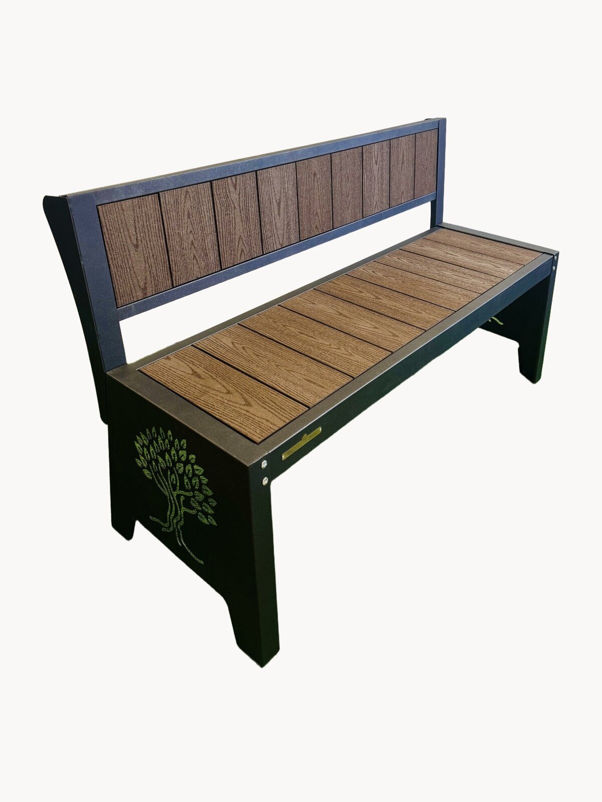 Скамейка садовая ДПК (Древесно-полимерный композит)